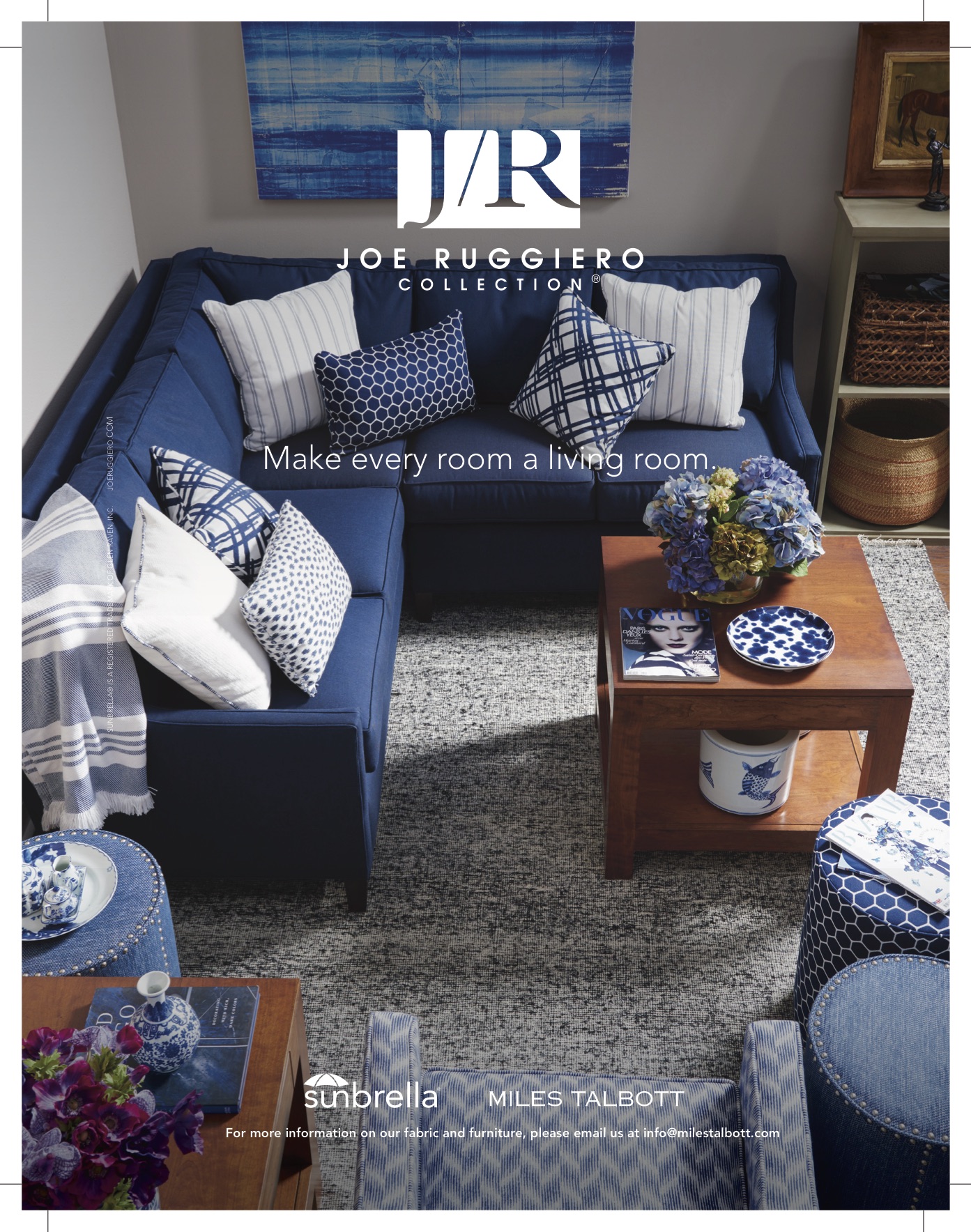 Our Ad in Veranda Magazine – Joe Ruggiero at Home