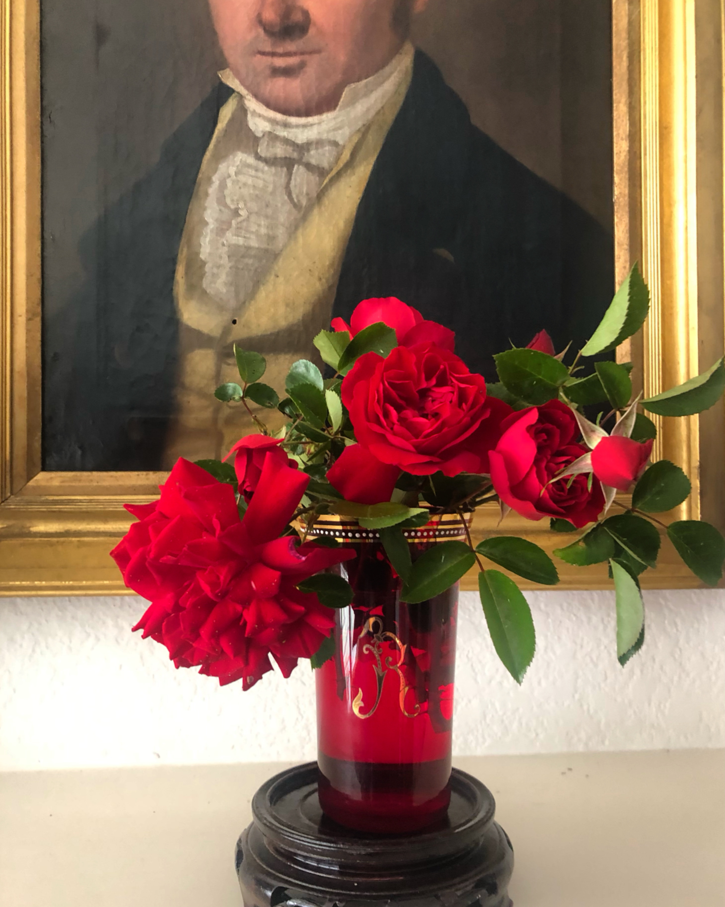 Red Roses for our Mantle! – Joe Ruggiero at Home